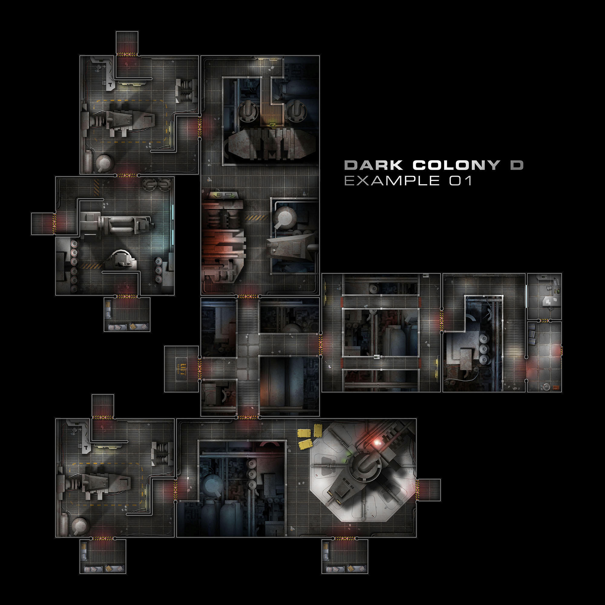 Dark Colony D: Battle Map Tiles - Etsy