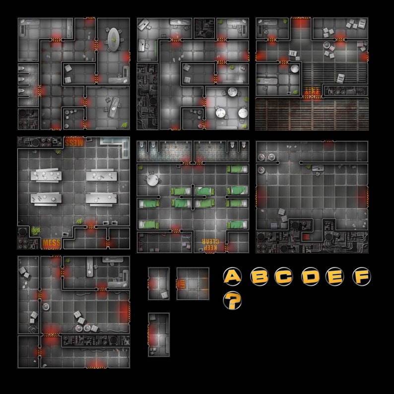 Dark Colony A : Battle Map Tiles - Etsy UK
