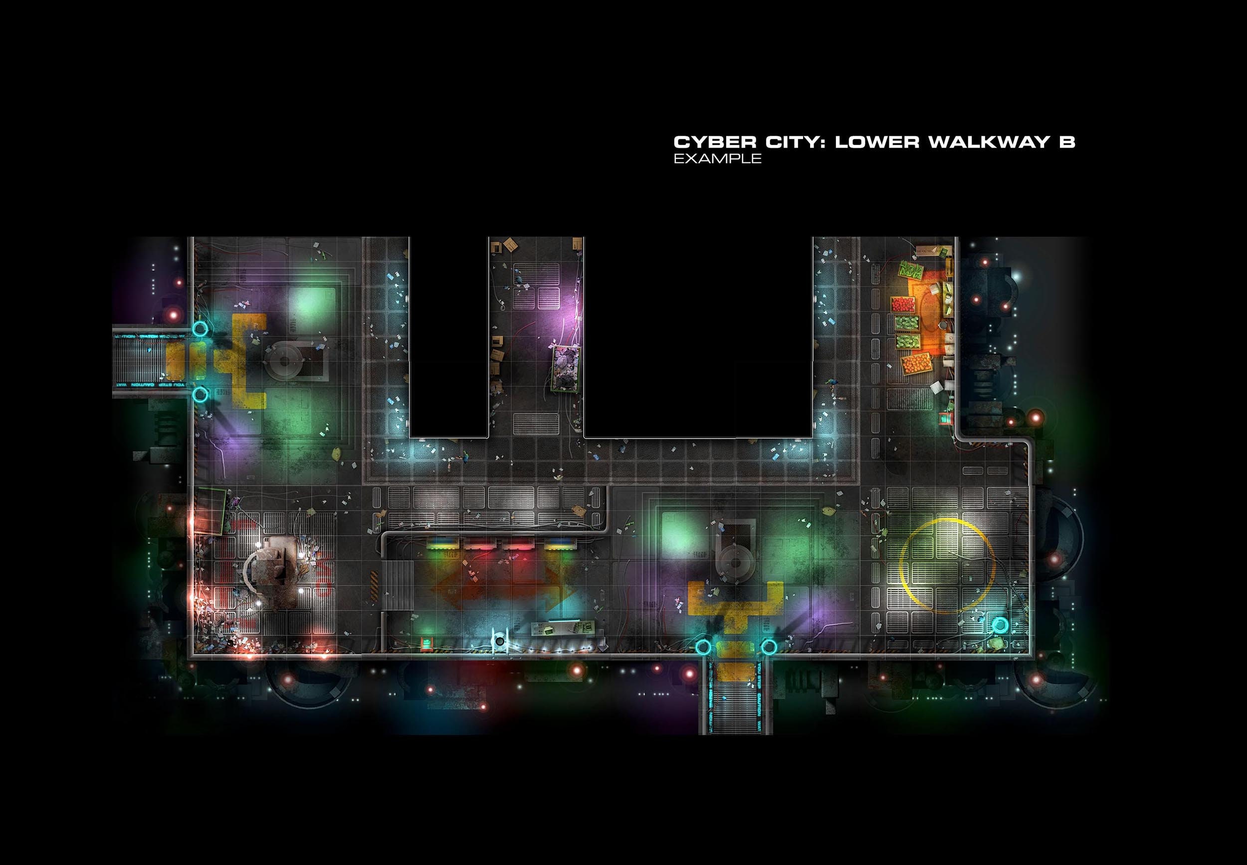 Cyber City: Lower Walkways B - Etsy