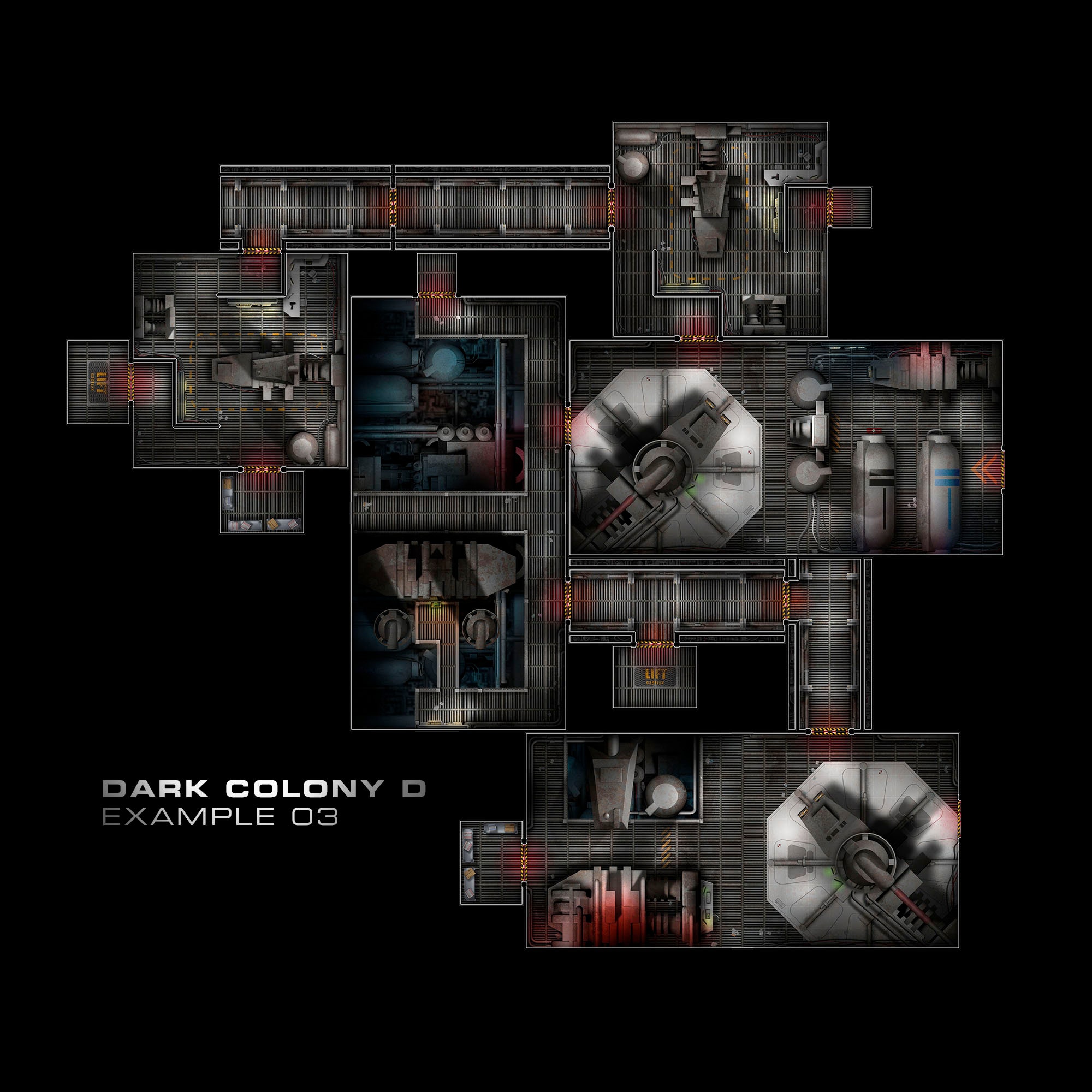 Dark Colony D: Battle Map Tiles - Etsy