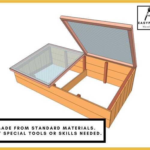 PDF PLANS Cold Frame Planter DIY Cold Weather Window Sash - Etsy