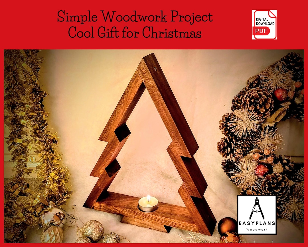DIY Wooden Christmas Tree PLANS, Simple Festive Woodworking Project - Etsy