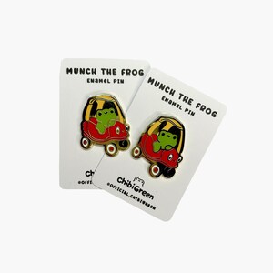 Car Enamel Pin/frog Enamel Pin/meme Frog Pin/going Shopping Enamel Pin/toad Enamel Pin/frog Meme ...
