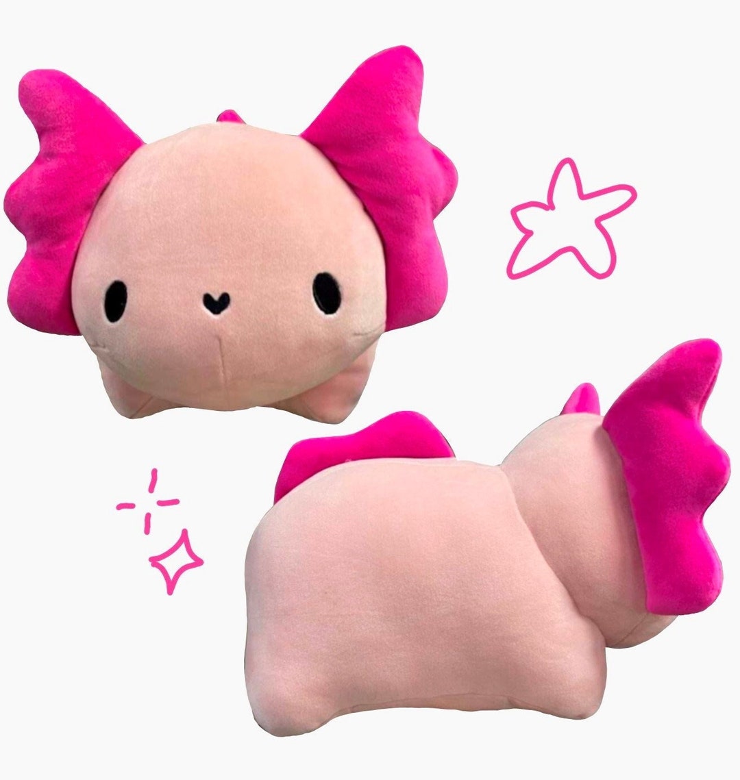 LARGE Axi the Axolotl Plush Axoltol Teddy Axolotl Soft Toy Axoltol ...
