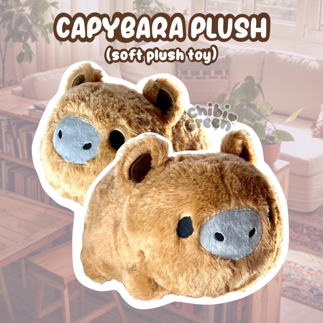 Guapo the Capybara Plush | Capybara Teddy | Capybara Soft Toy |capybara ...