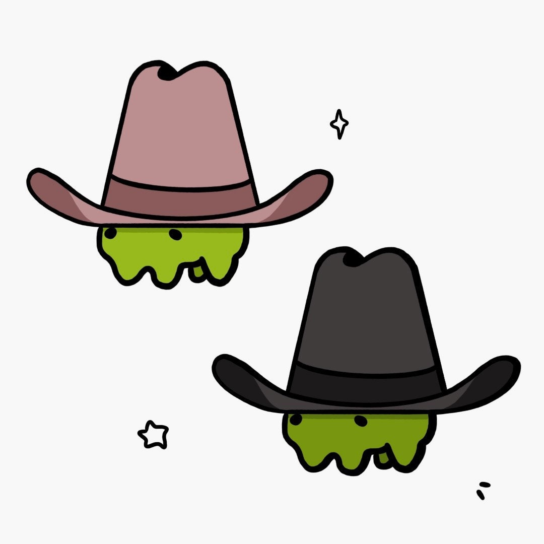 Cowboy Frog Stickers Cute Frog Stickers Frog Stickers - Etsy