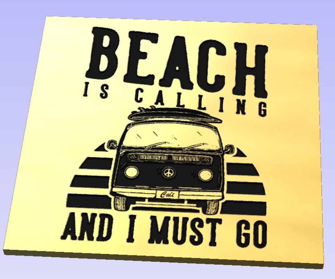 Surfing Beach Sunset VW Signs Digital Download SVG Dxf - Etsy