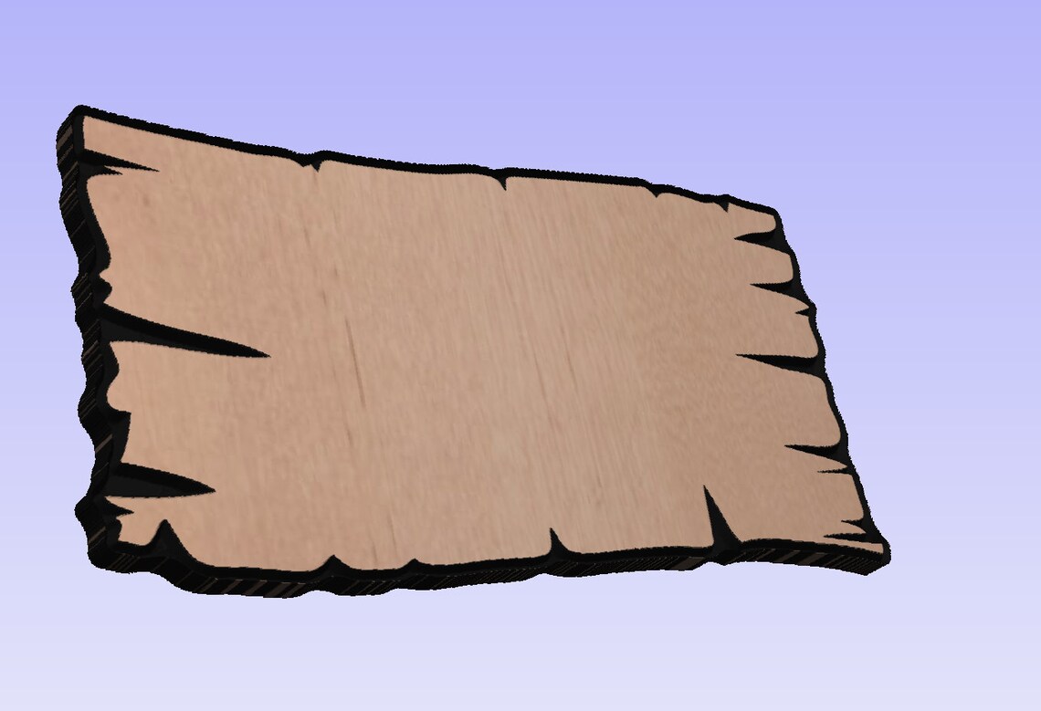 Wooden Sign Template 14 for Vectric Files. Start Your Wood Sign With ...