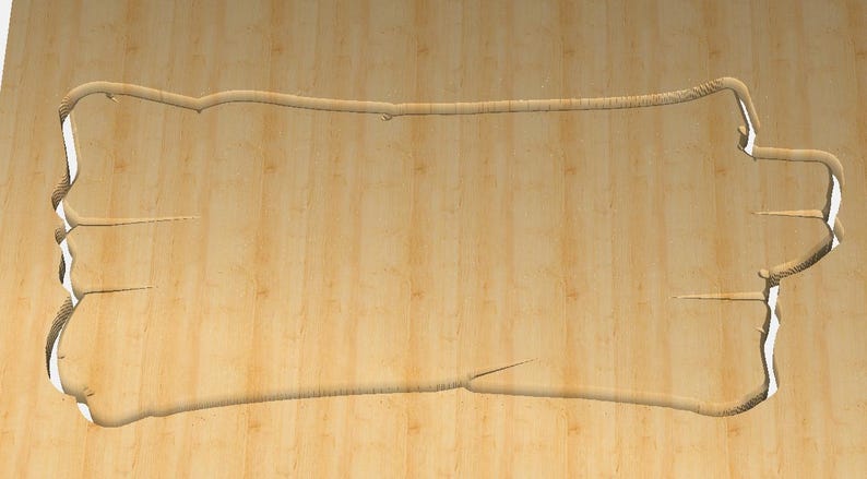 Log Wooden Sign Template, Vectric Files (svg, Dxf, Png, Crv) - Etsy