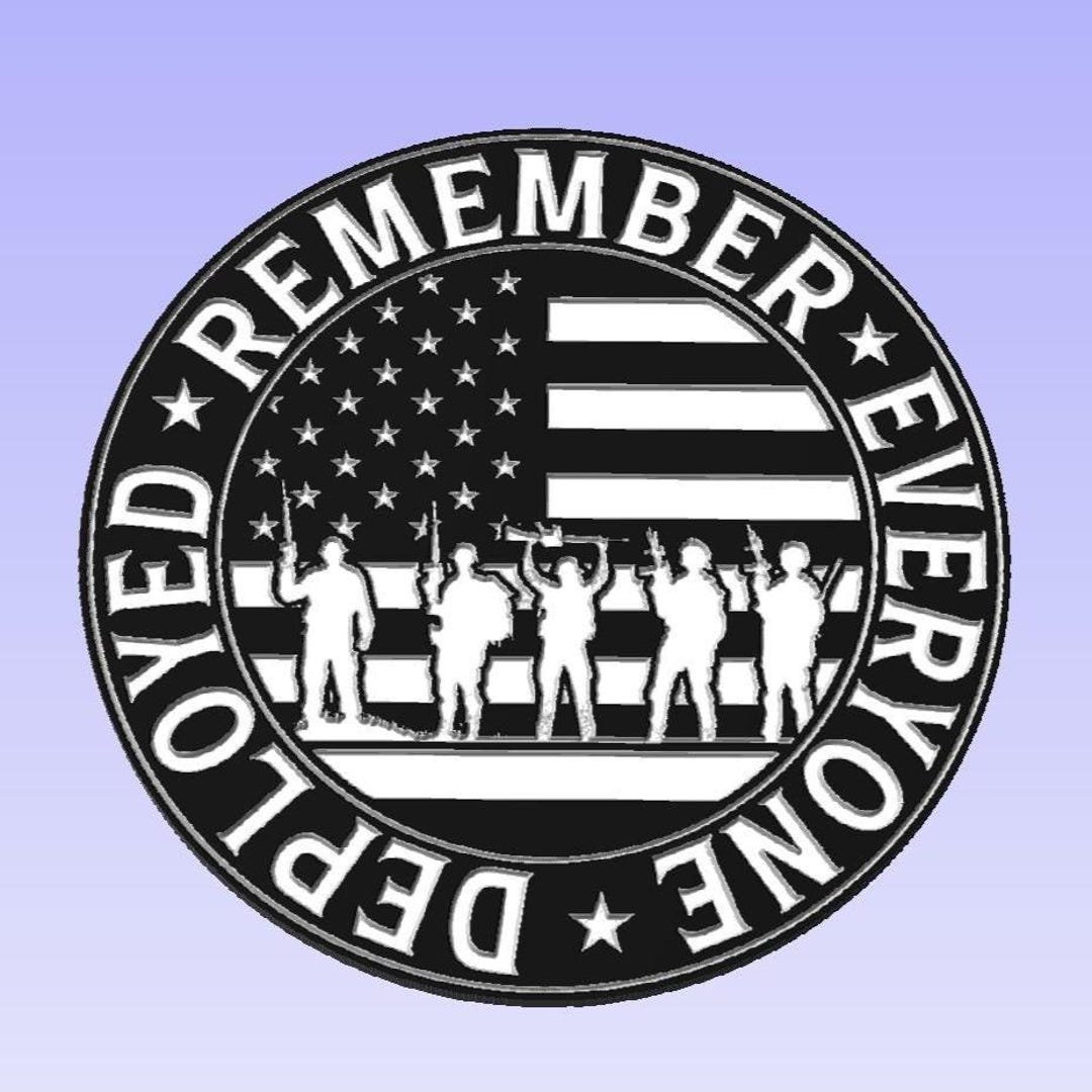 American Flag | Sign With - "remember Everyone Deployed" - Digital ...