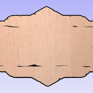 Wooden Sign Template for Vectric Files V5 Start Your Wood Sign With ...