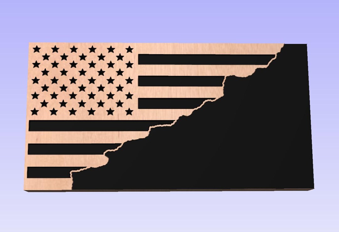 Tattered Flag SVG Digital Download | Rustic Blank Patriotic Craft ...