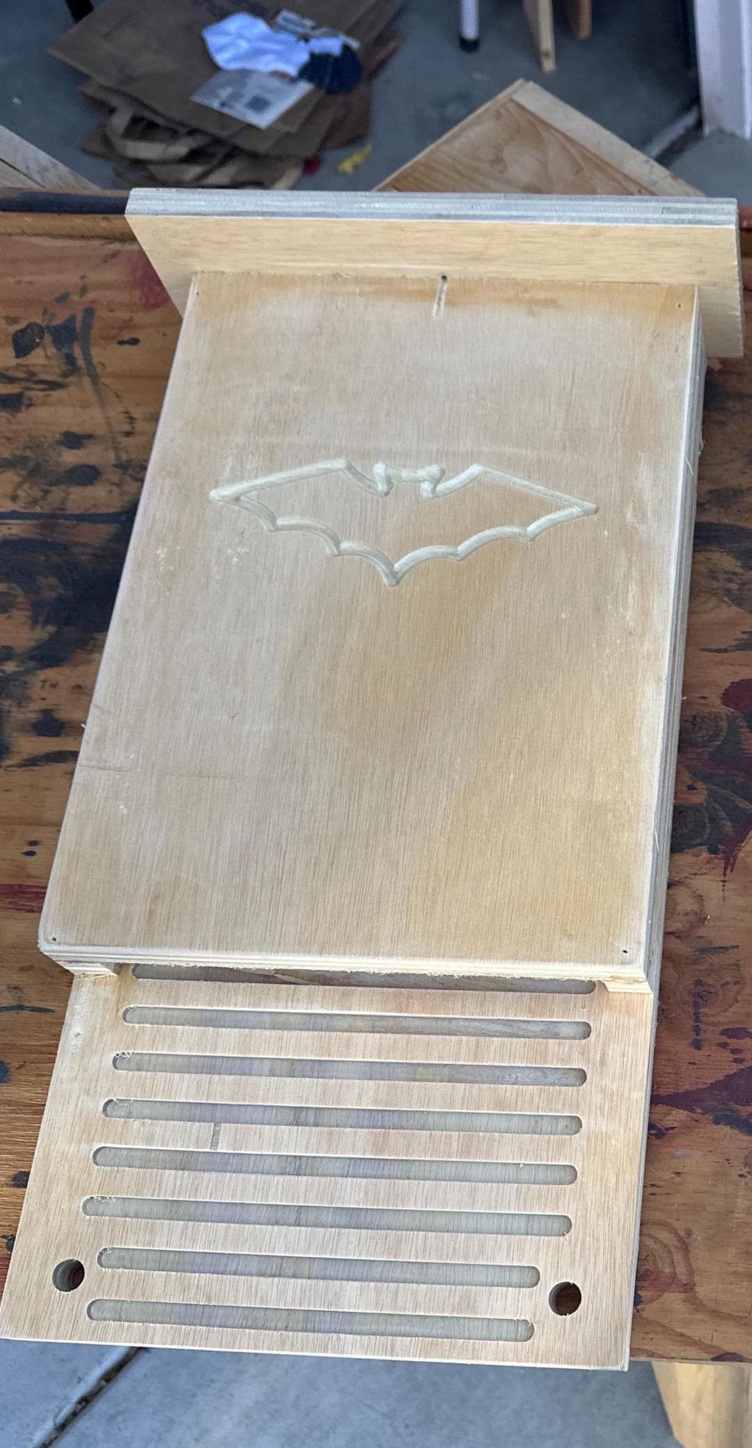 CNC Bat House Plans: Eco-friendly Wildlife Shelter (SVG, C2D, CRV Files ...