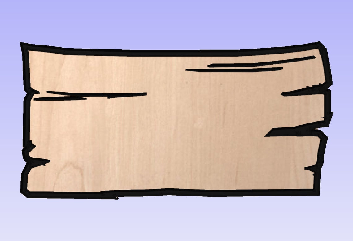 Wooden Sign Template for Vectric Files. Start Your Wood Sign With This ...