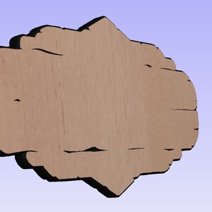 Wooden Sign Template for Vectric Files V5 Start Your Wood Sign With ...