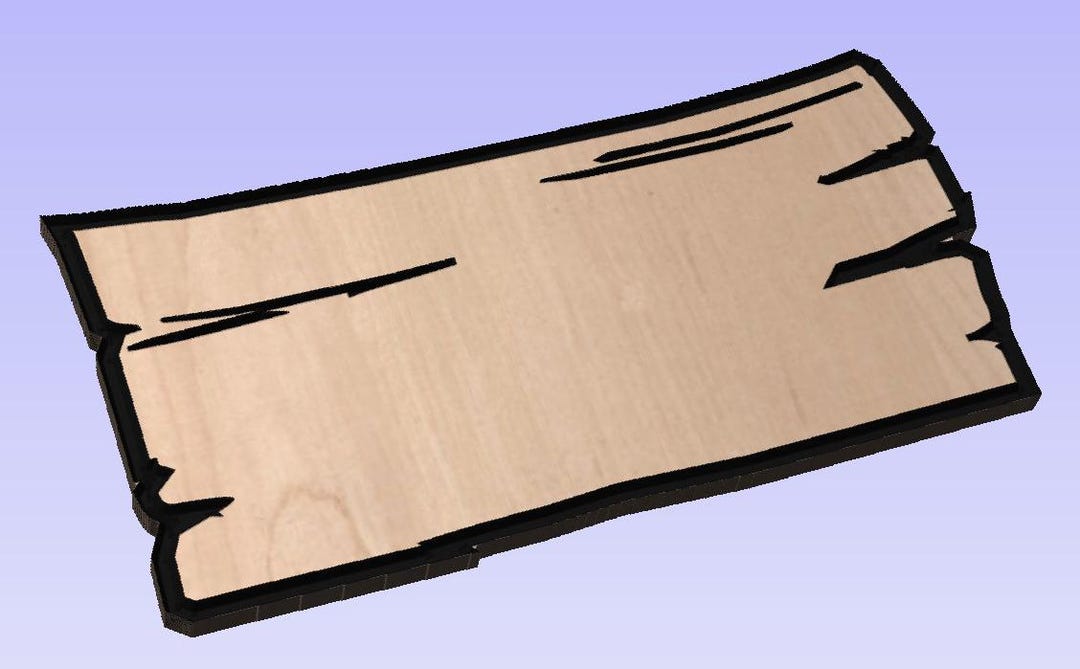 Wooden Sign Template for Vectric Files. Start Your Wood Sign With This ...