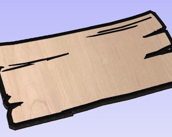 Wooden Sign Template 14 for Vectric Files. Start Your Wood Sign With ...