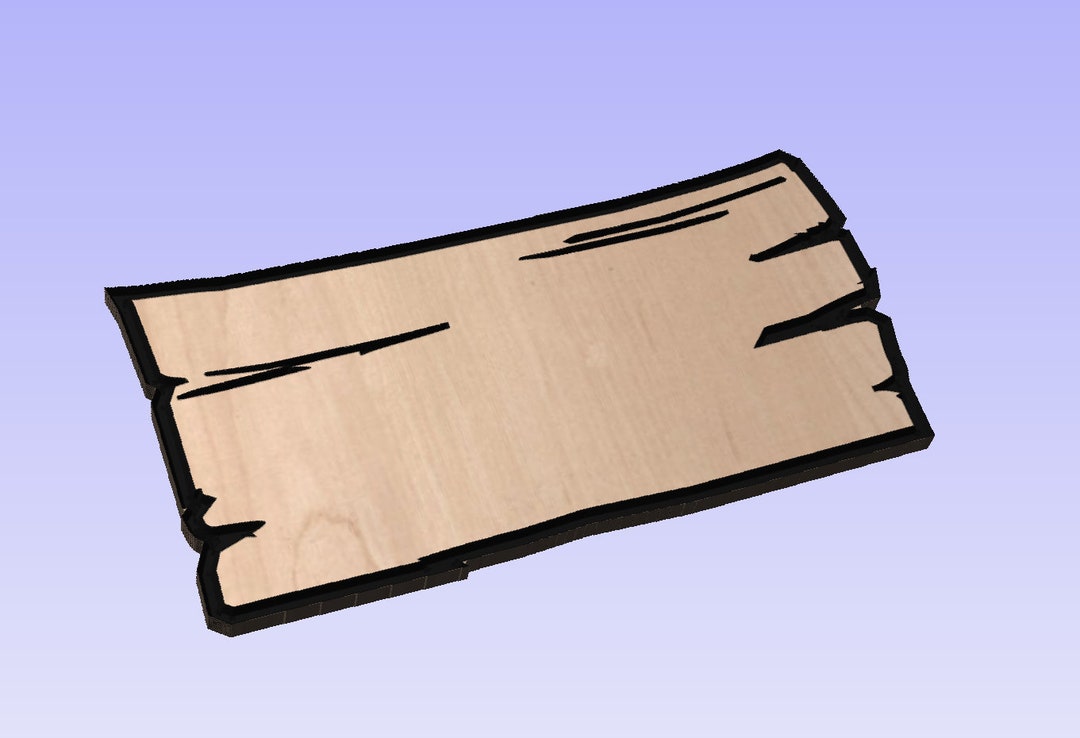 Wooden Sign Template for Vectric Files. Start Your Wood Sign With This ...
