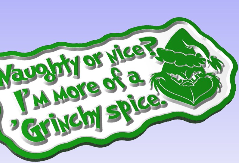 Grinchy Spice Sign | Vectric File - Unleash Your Inner Grinch! Perfect ...