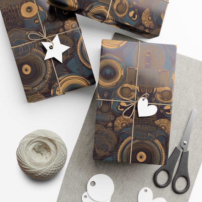 Vintage Radio Gift Wrap Paper, Audiophile Theme - Etsy