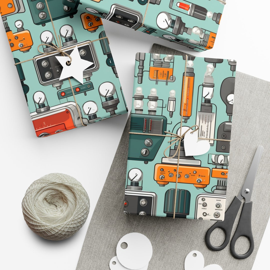 Vintage Radio, Record Player, Turntable, Audiophile, Vintage, Gift Wrap ...