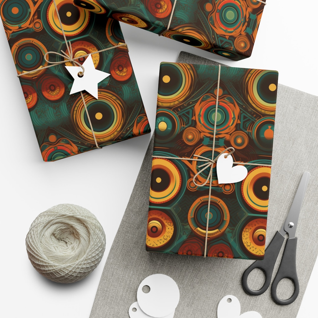 Vintage Radio Record Player Gift Wrap Paper, Audiophile Theme - Etsy