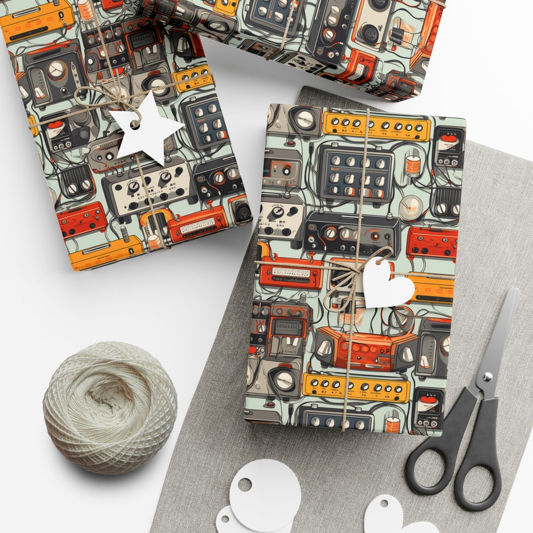 Vintage Radio, Record Player, Turntable, Audiophile, Vintage, Gift Wrap ...