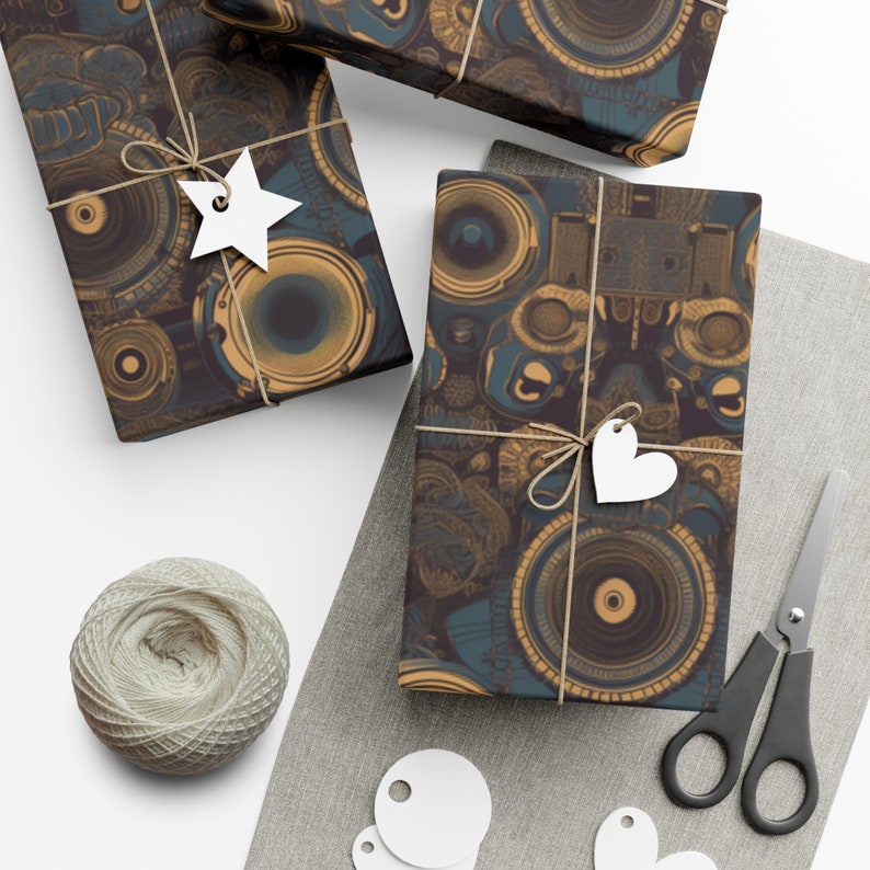 Vintage Radio Gift Wrap Paper, Audiophile Theme - Etsy