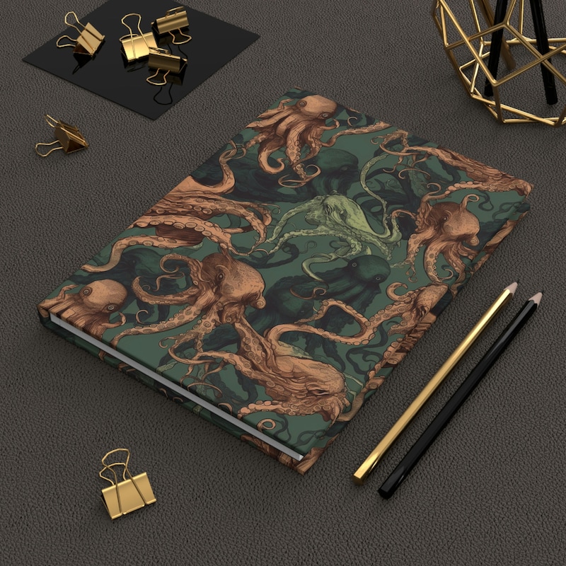 Octopus Notebook - Etsy