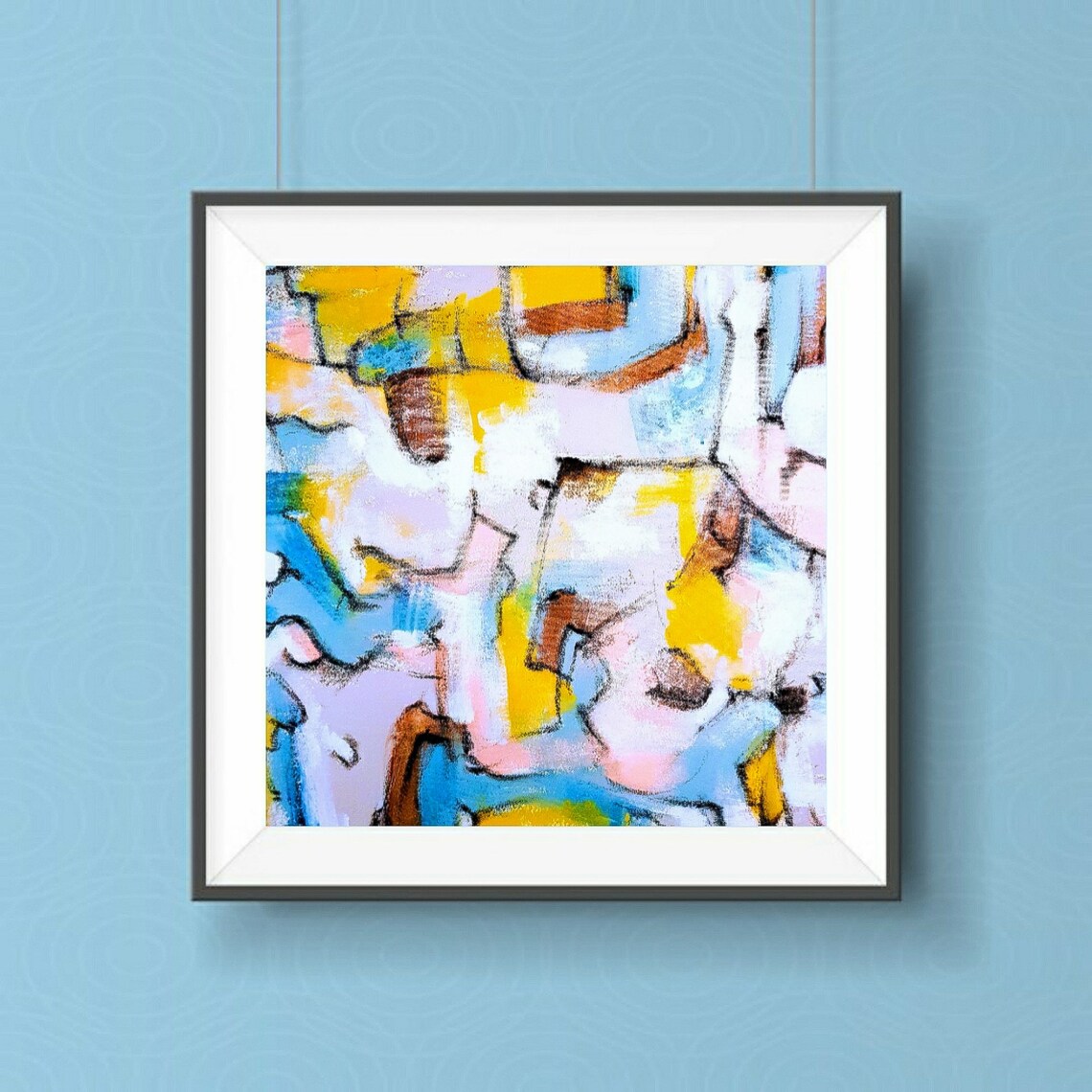 Square Printable Wall Art, Instant Digital Download Art, Abstract ...