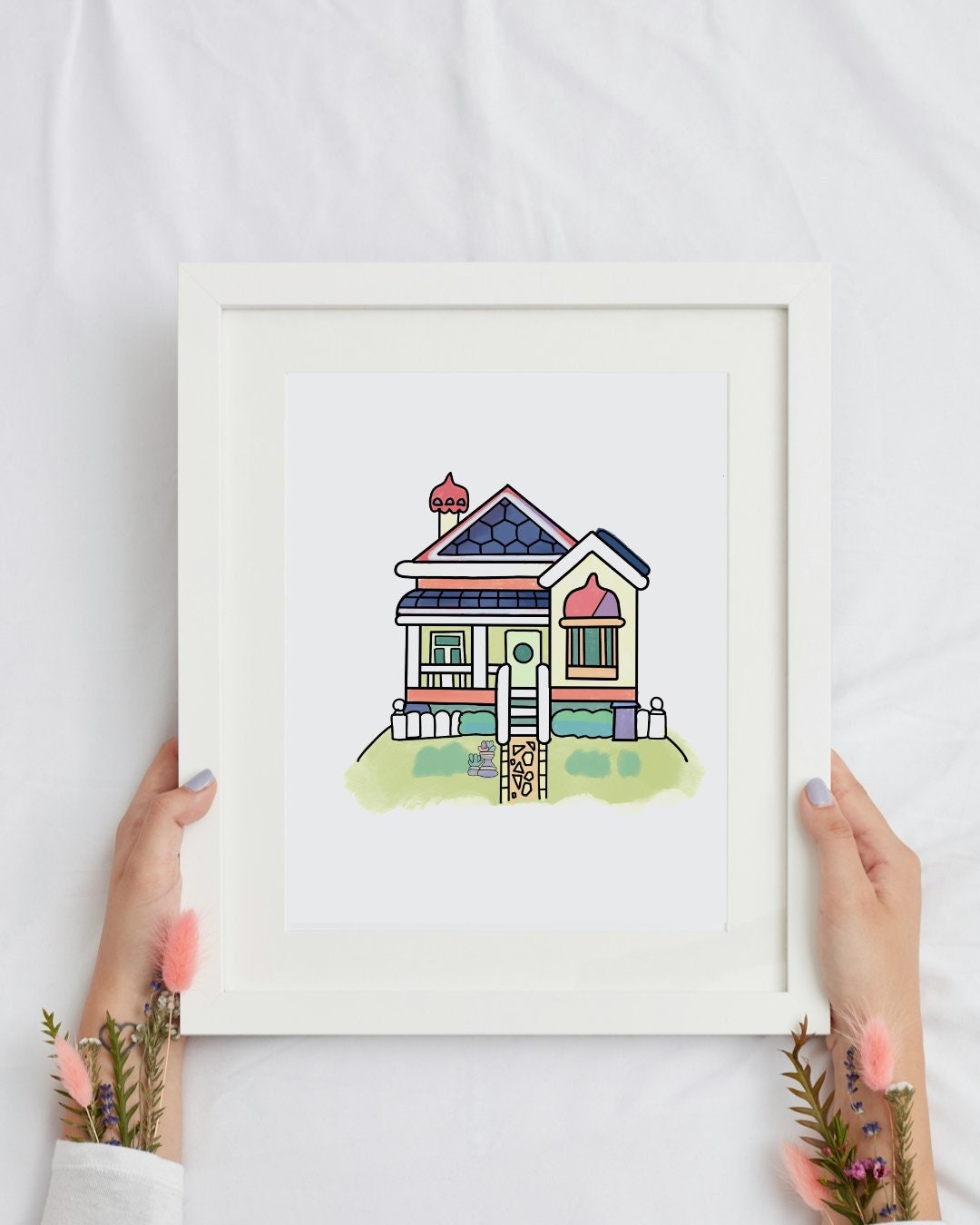 Future Blue Heeler House Print Digital Download Bluey Inspired Bluey ...