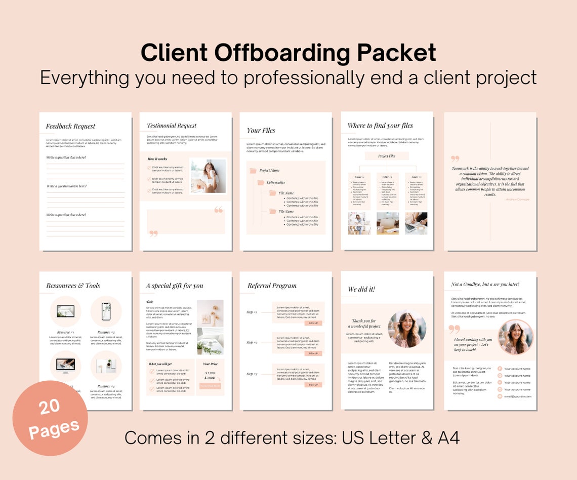 110 Templates for Coaches Coaching Templates Canva Bundle Client ...