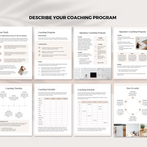 Coaching Client Welcome Packet, Client Onboarding Canva Template ...