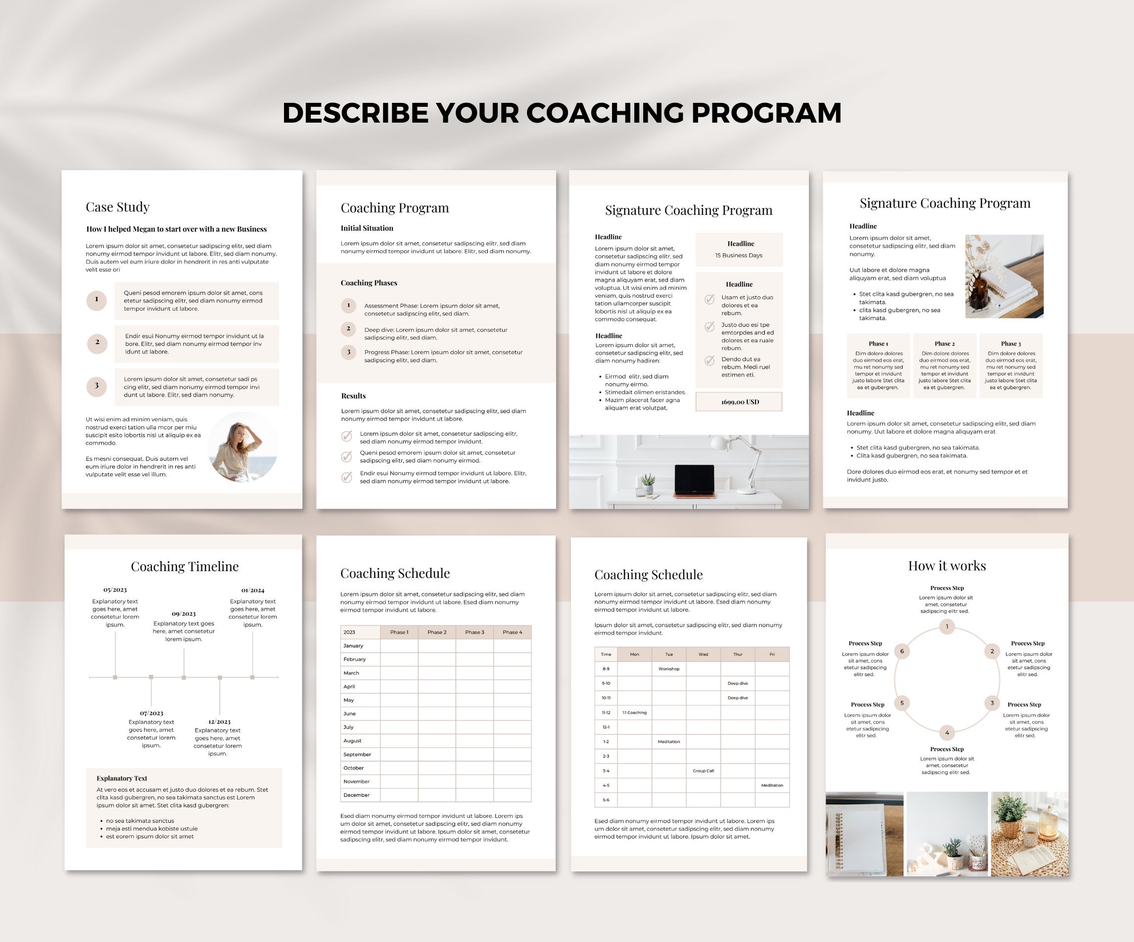Coaching Client Welcome Packet, Client Onboarding Canva Template ...