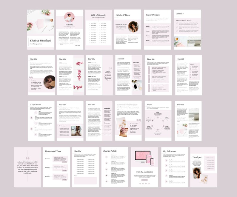 Ebook Template for Canva | Editable Ebook Template | Opt-in Freebie ...