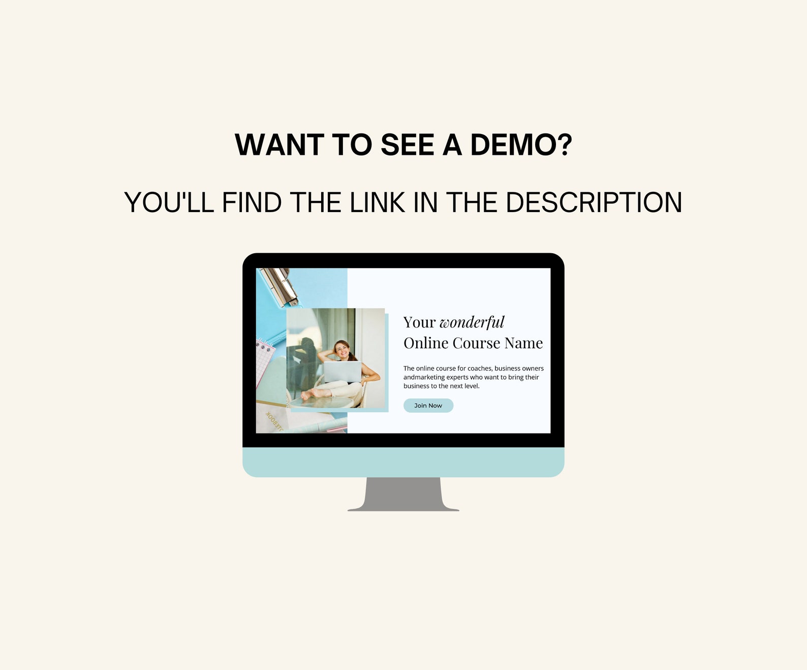 Online Course Sales Page Template Canva | Sales Funnel Canva | Website ...