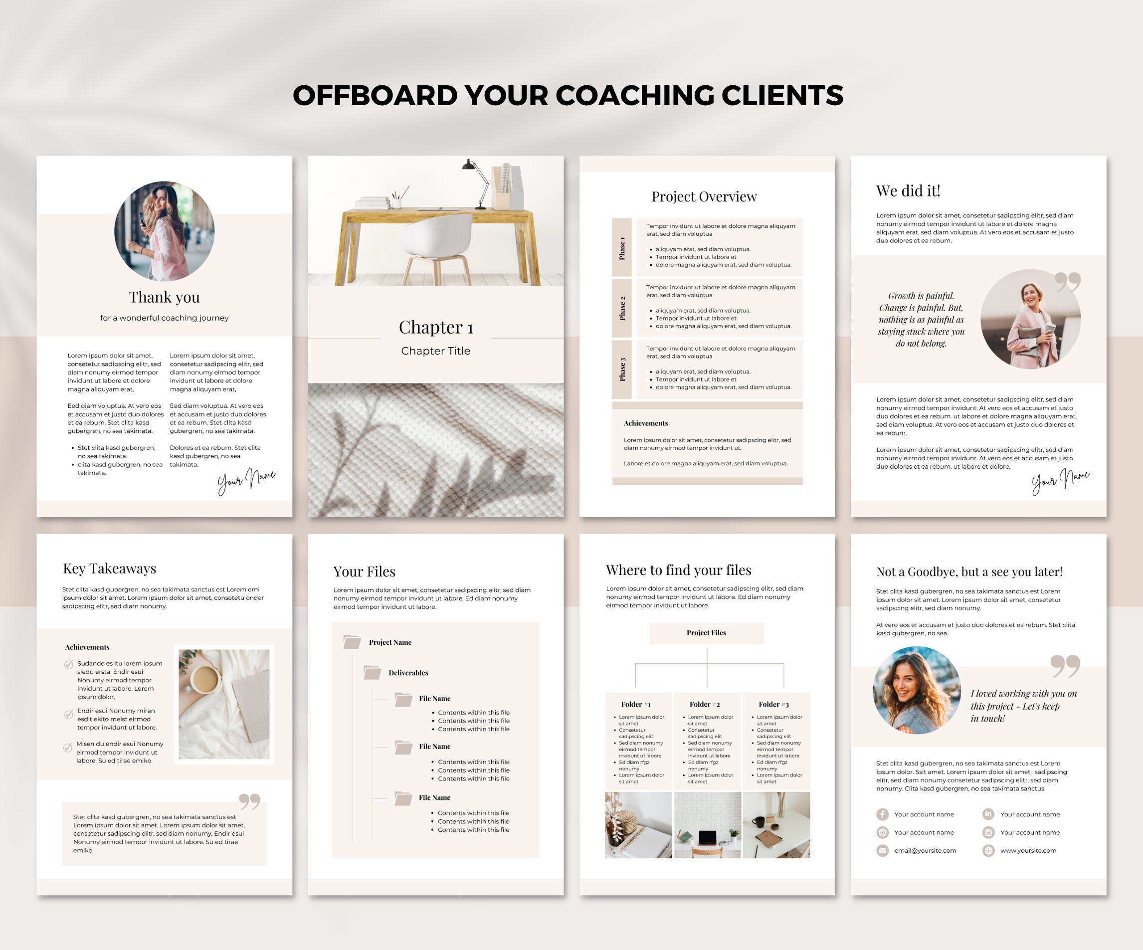 Coaching Client Offboard Template, Client Offboarding, Client Exit ...
