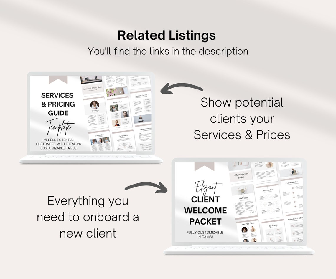 Client Goodbye Packet Template for Canva | Client Offboarding | Client ...