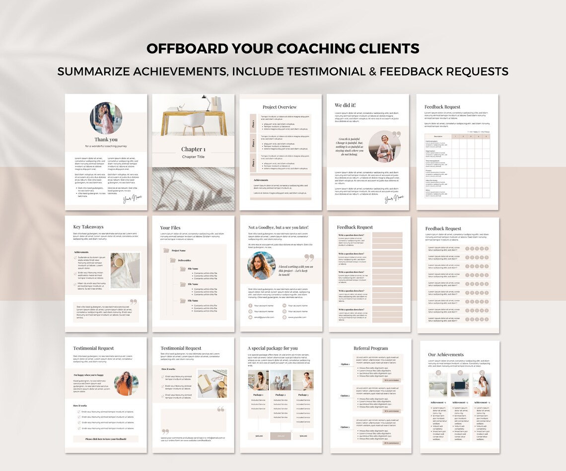 Coach Bundle: Coaching Client Onboarding & Client Offboarding Packet ...