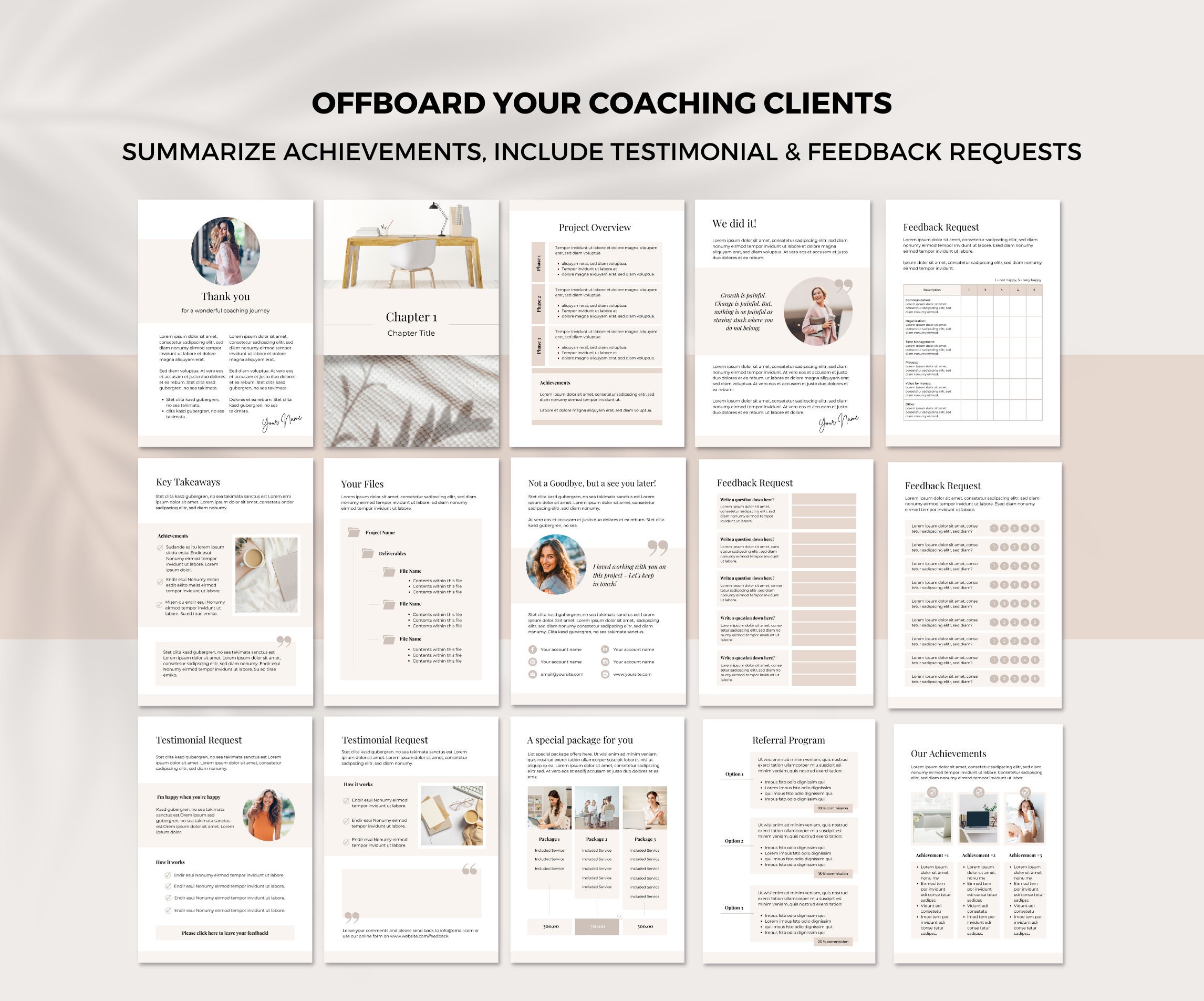 Coach Bundle: Coaching Client Onboarding & Client Offboarding Packet ...