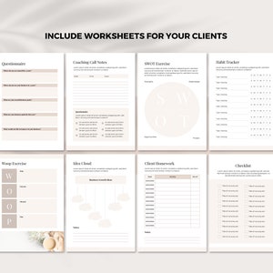 Coaching Client Welcome Packet, Client Onboarding Canva Template ...
