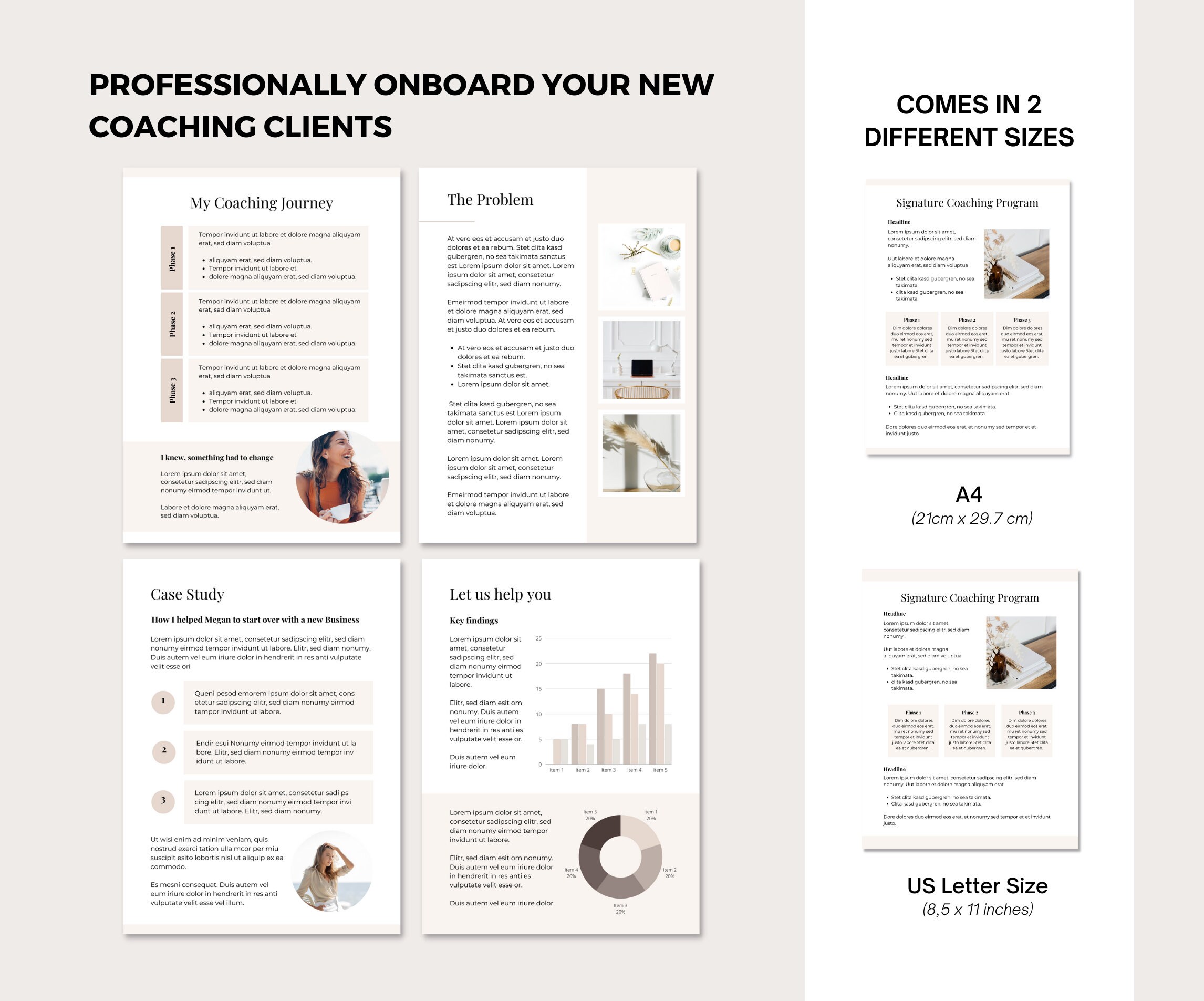 Coaching Client Welcome Packet, Client Onboarding Canva Template ...