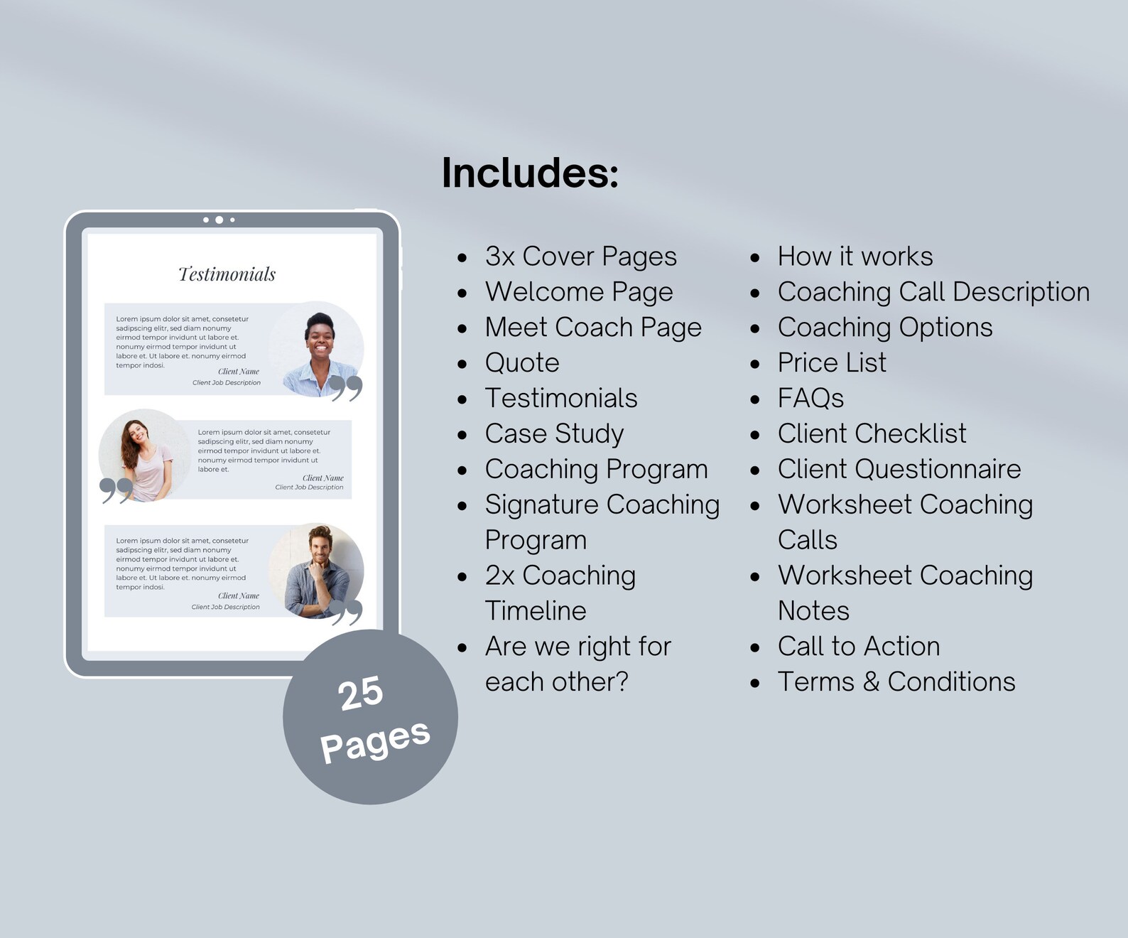 Coaching Client Welcome Package Coaching Onboarding Packet | Etsy