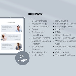 Coaching Client Welcome Package | Coaching Onboarding Packet | Client ...