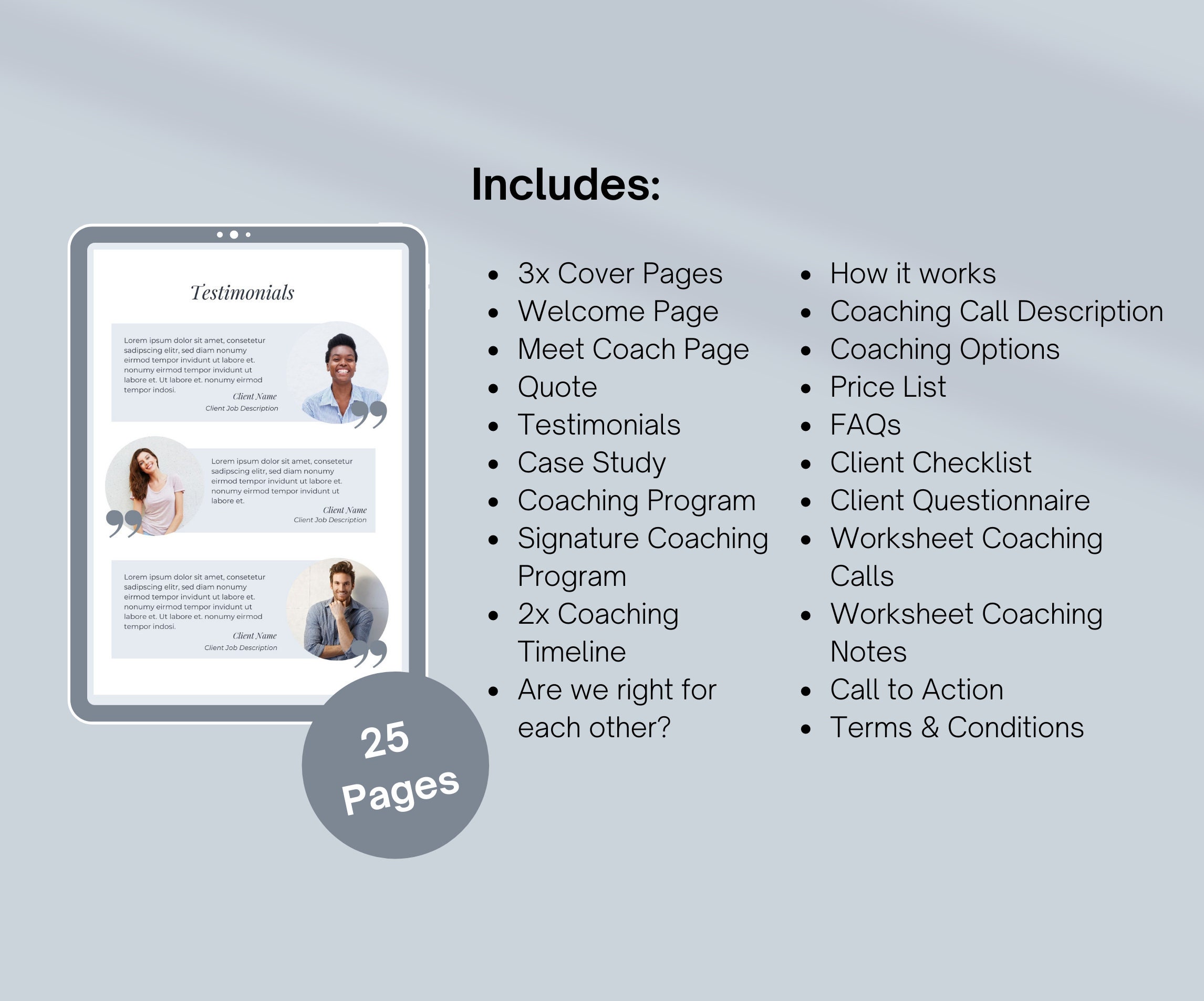Coaching Client Welcome Package | Coaching Onboarding Packet | Client ...