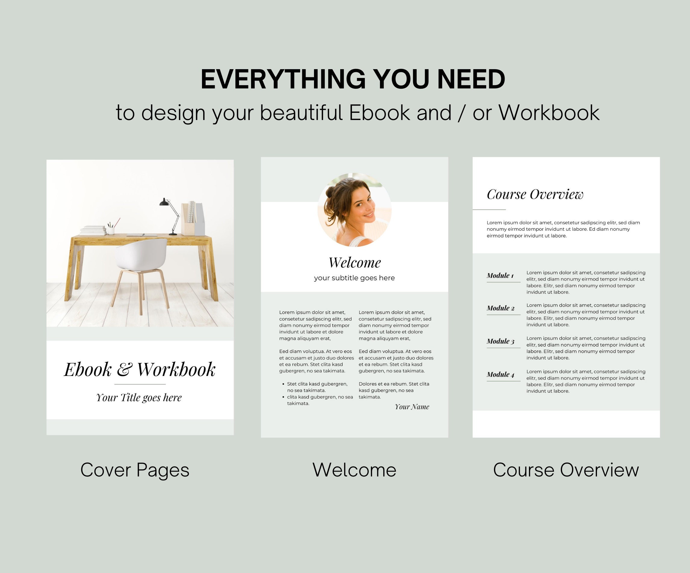 Course Creator Ebook Template for Canva | Online Course Ebook ...