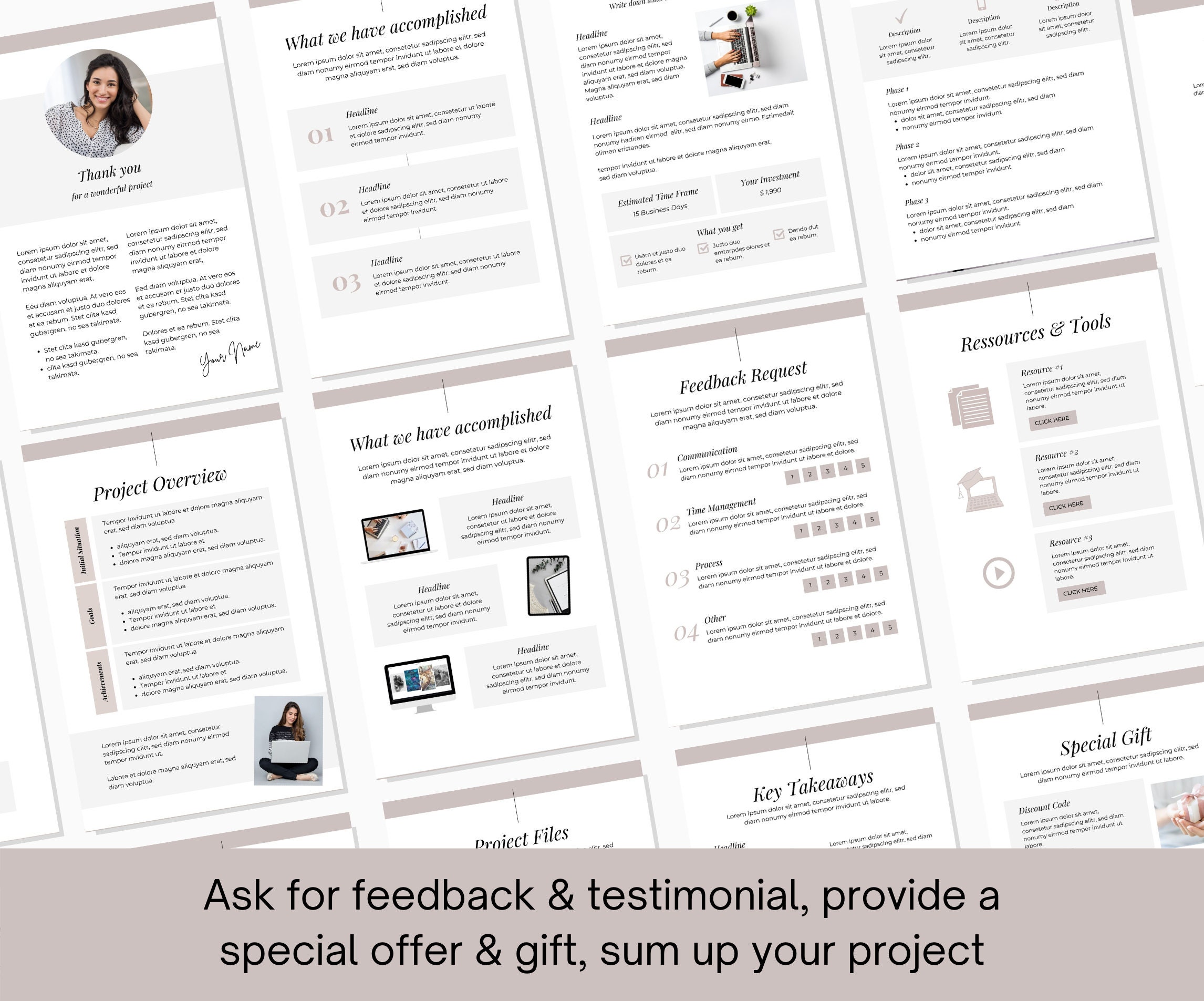 Client Goodbye Packet Template for Canva | Client Offboarding | Client ...