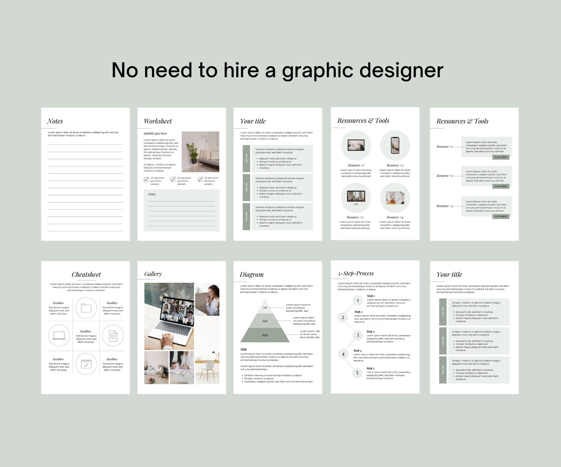Course Creator Ebook Template for Canva | Online Course Ebook ...
