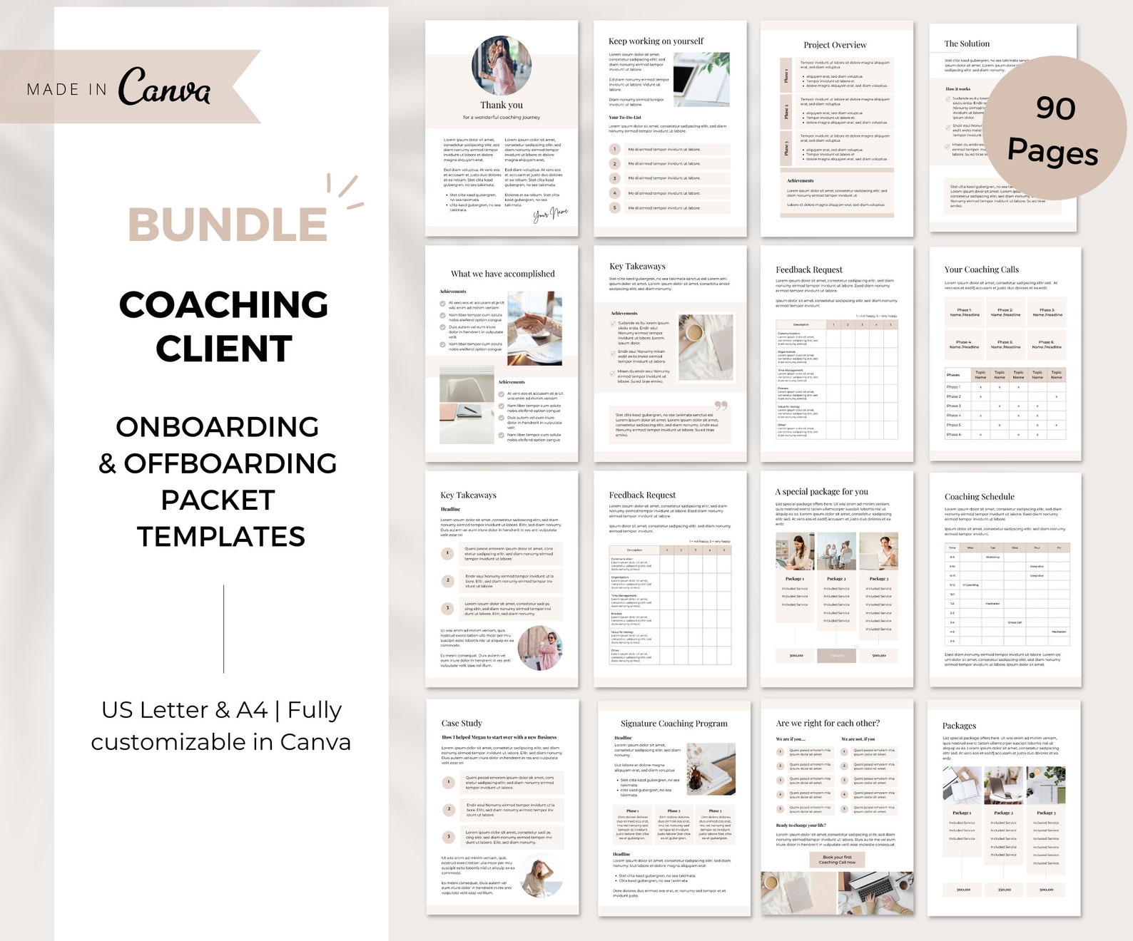 Coach Bundle: Coaching Client Onboarding & Client Offboarding Packet ...
