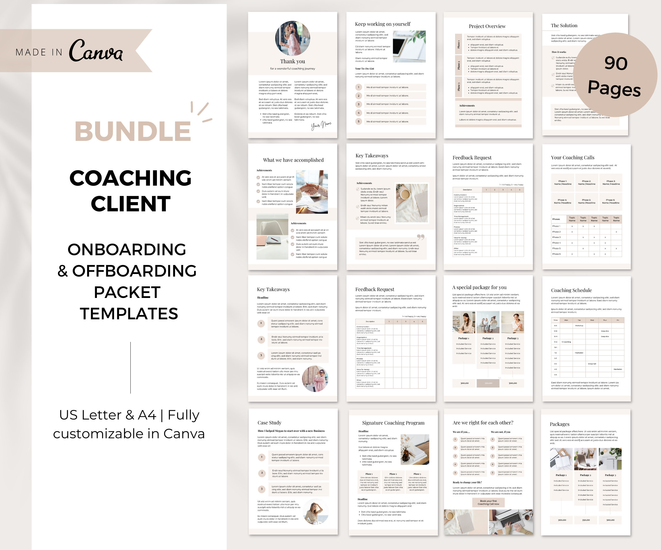 Coach Bundle: Coaching Client Onboarding & Client Offboarding Packet ...